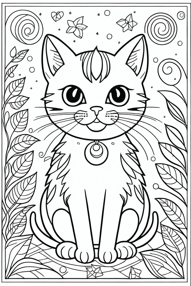 Coloriage de Chats - Coloriages à imprimer