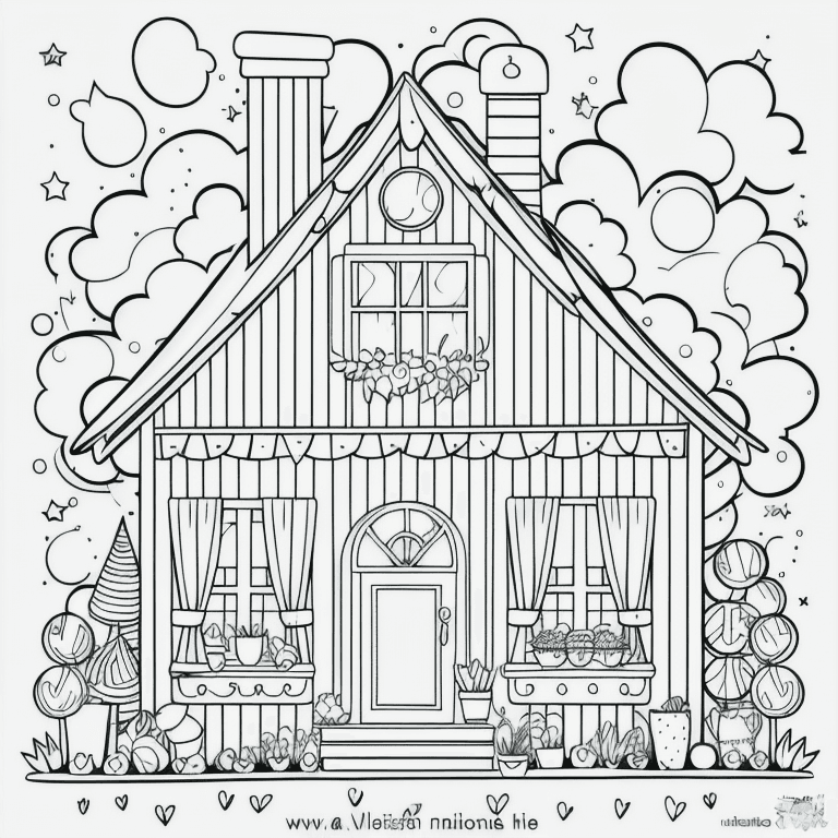 Coloriage de Maisons - Coloriages à imprimer
