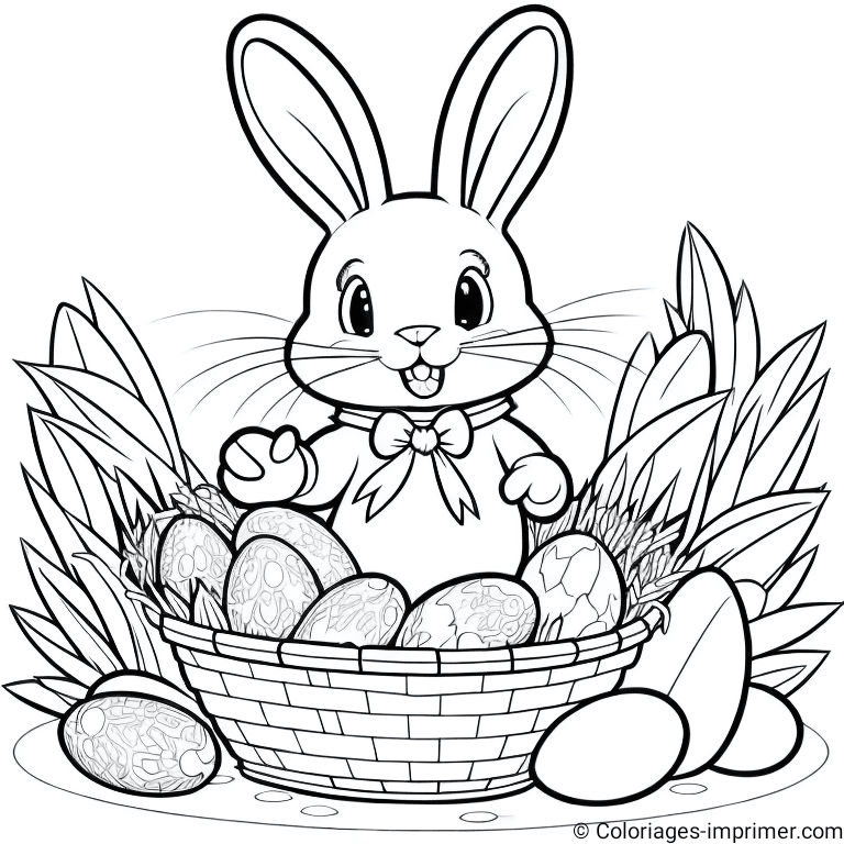 Coloriages Lapins - Coloriages à imprimer