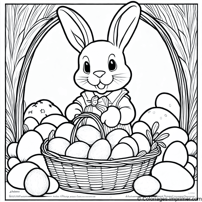 Coloriages Lapins - Coloriages à imprimer