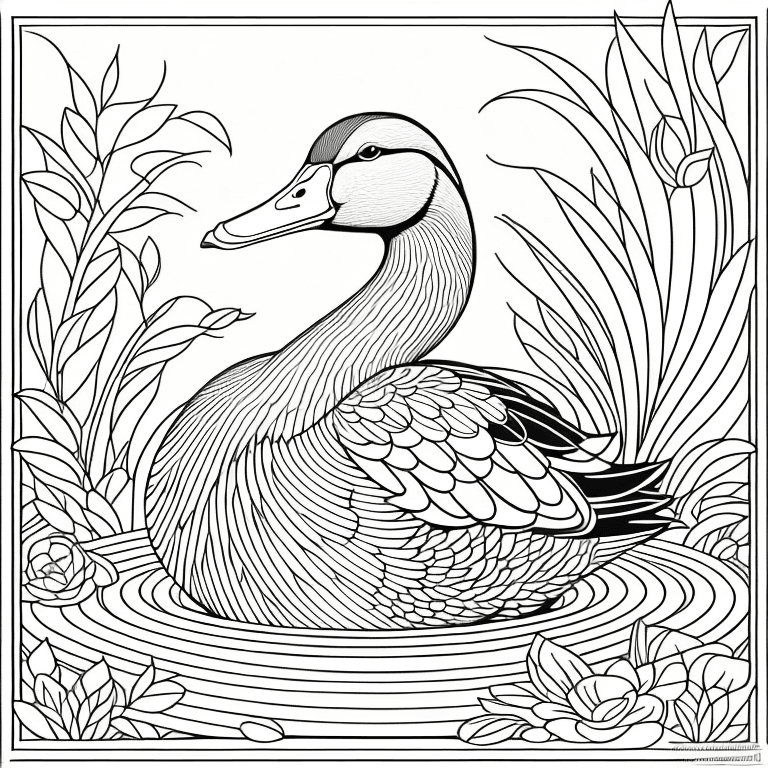 Coloriages et dessins de canards - Coloriages à imprimer