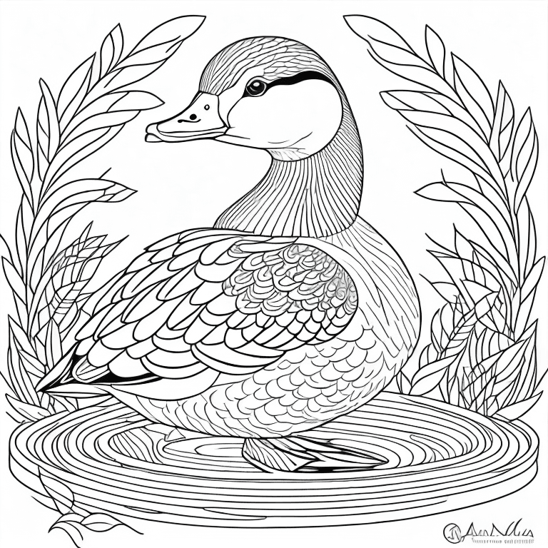 Coloriages et dessins de canards - Coloriages à imprimer